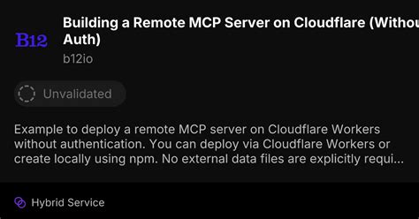 Building A Remote MCP Server On Clou LobeHub