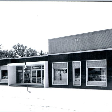C1950s Allison Ia Rppc Rea Building Real Photo Postcard Ge Radio Main