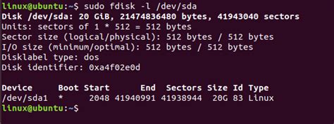 Fdisk Command In Linux With Examples Geeksforgeeks