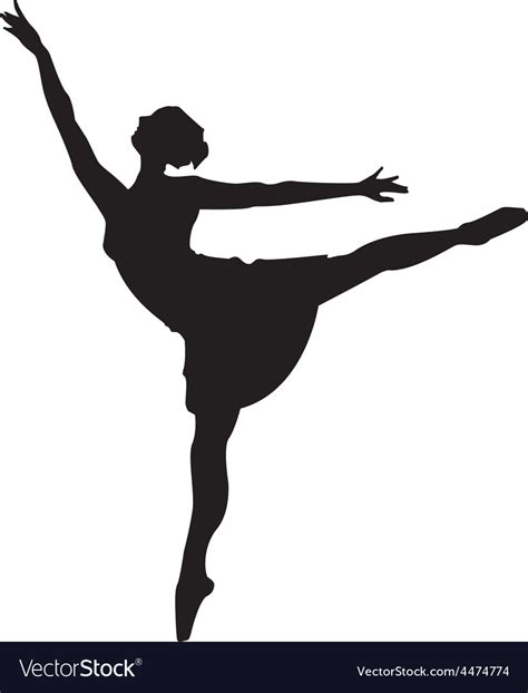 Ballet Dancer Royalty Free Vector Image Vectorstock