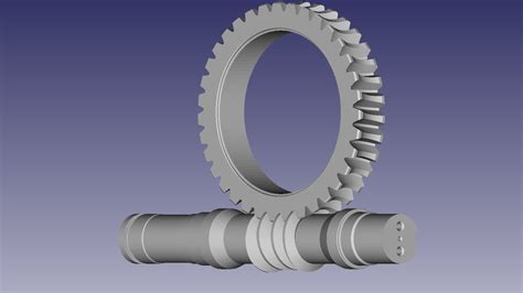 3d Globoid Gear Transmission Turbosquid 2153178