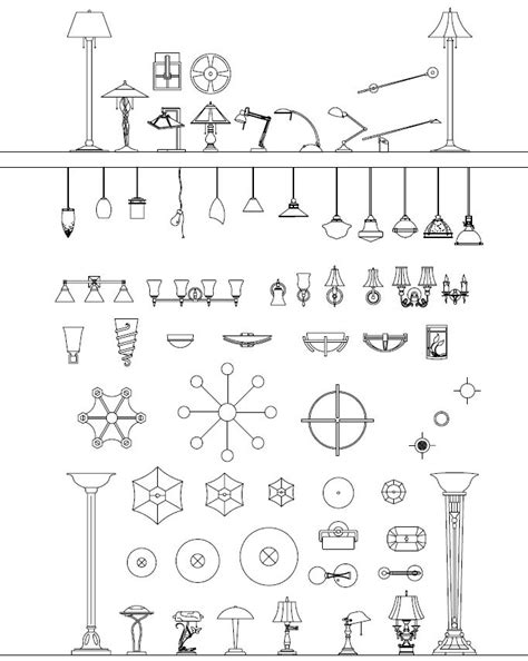 Design Lighting Symbols Interior Architecture Drawing Interior