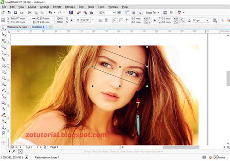 Tutorial Membuat Efek Sensor Foto Dengan CorelDraw Zotutorial
