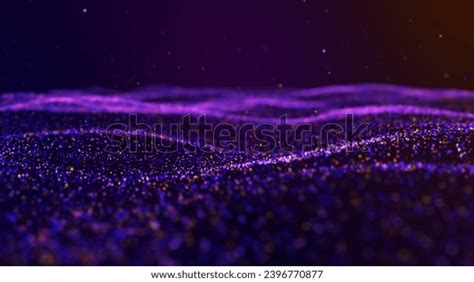 colorful dust particle flying background light stock illustration