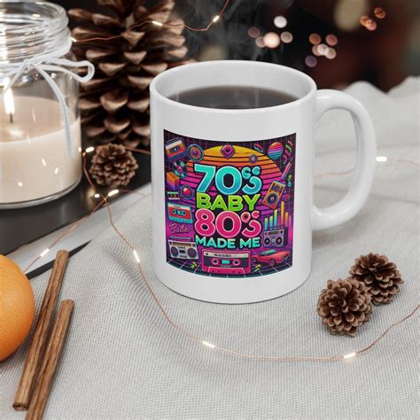 Retro Vibe Coffee Mug Fun 70s 80s Theme Perfect T For Nostalgia