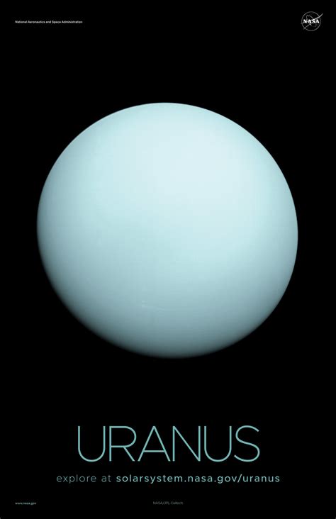 Uranus Poster Version A NASA Solar System Exploration