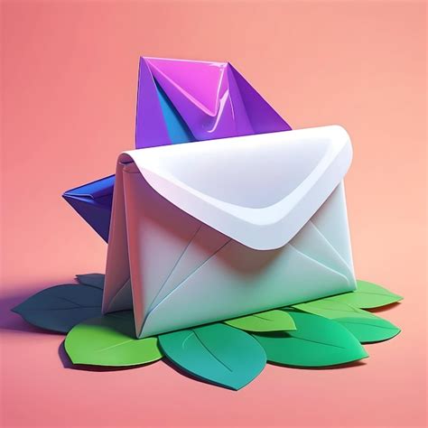 premium photo email symbol envelope icon message communication open