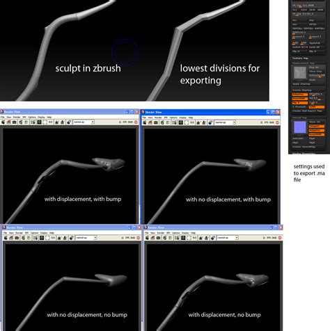 Displacement And Normal Maps Not Working ZBrushCentral