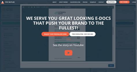Salesforce Document Generation PDF Word XLS Generator For Salesforce PDF Butler