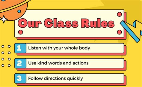 Printable Autism Classroom Rules Free Download