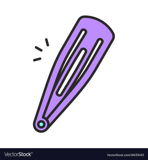 Hairpin Icon Royalty Free Vector Image Vectorstock