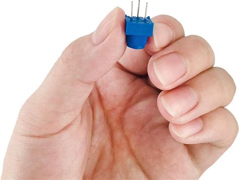 Mcigicm 10 Pcs 10k Ohm Breadboard Trim Potentiometer Kit With Knob For