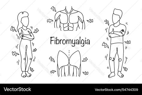 Fibromyalgia Royalty Free Vector Image Vectorstock