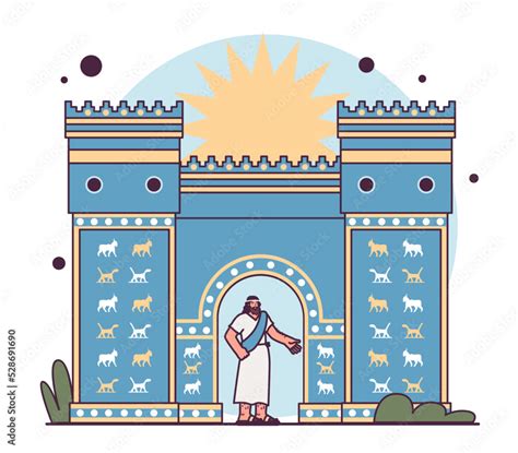 First Civilization Origin Ancient Sumerian Culture Ishtar Gate In