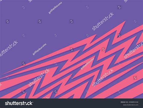 Simple Background Gradient Zigzag Line Pattern Stock Vector Royalty