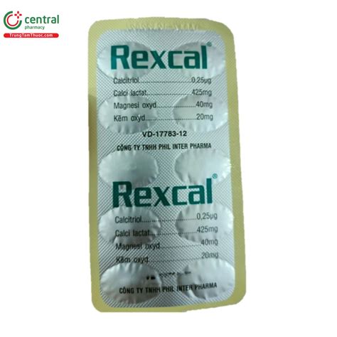 Thuốc Rexcal Chỉ định Trong điều Trị Vấn đề Về Rối Loạn Chuyển Hóa Calci