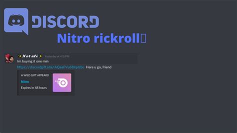 Discord Nitro Rick Roll Hot Sex Picture