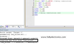 Keil Ide Tutorial Vision For Microcontroller Programming Fully Electronics