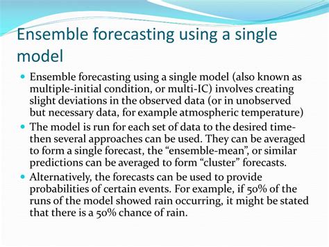 ppt ensemble forecasting powerpoint presentation free download id
