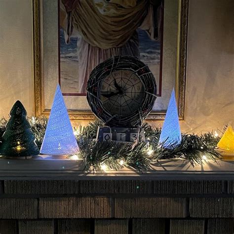 Trio Of 3d Printed Christmas Tree Decorations Etsy