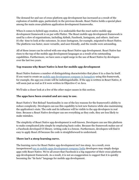 Ppt Why You Should Use React Native For Mobile App Development