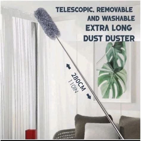 280 Cm Extendable Magic Cleaning Brush Feather Duster Telescopic