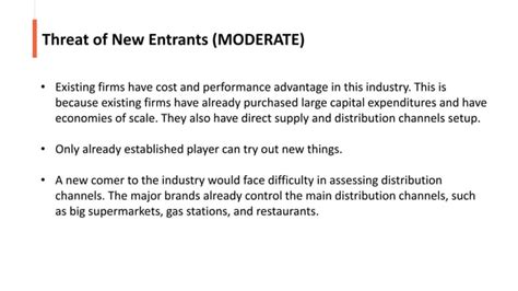 Beverage Industry Analysis Pptx