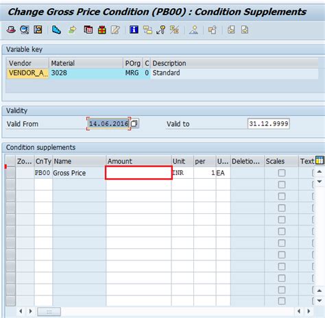 Solved Error During Creation Of Info Record Sap Community