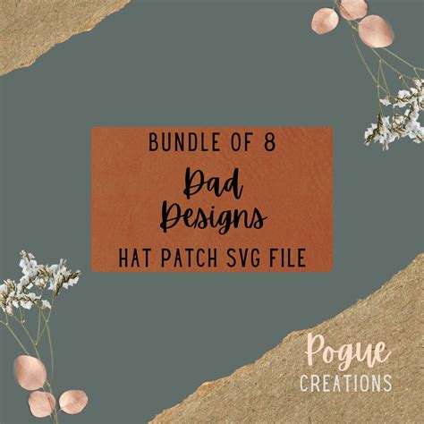 Hat Patch Svg File Dad Bundle Etsy