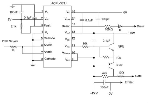 Mosfet Driver Circuit Gate Signals Produced By The