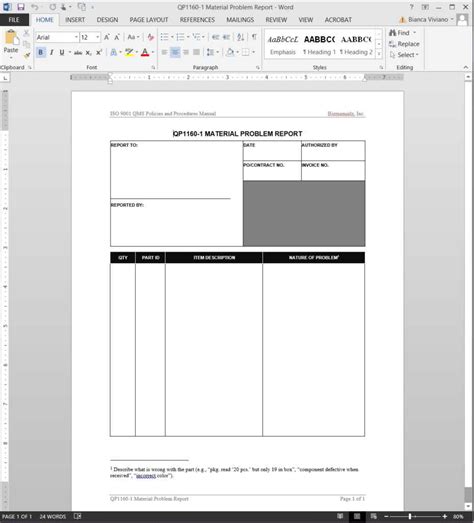 28 [ Problem Report Template ] Activity Analysis Template With Regard To Software Problem