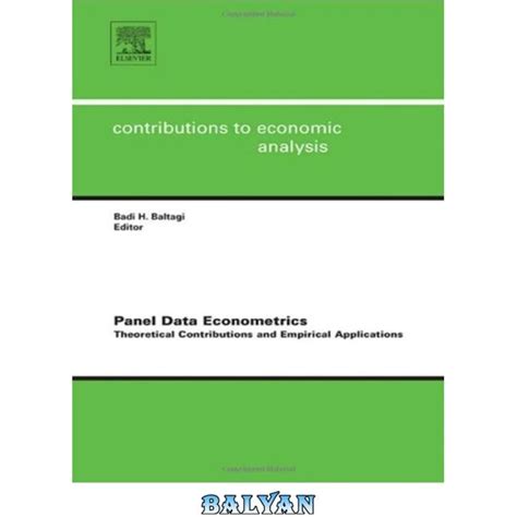 خرید و قیمت دانلود کتاب Panel Data Econometrics Theoretical Contributions And Empirical