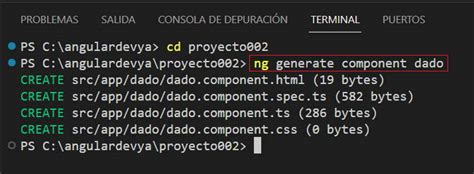 Componentes Creación