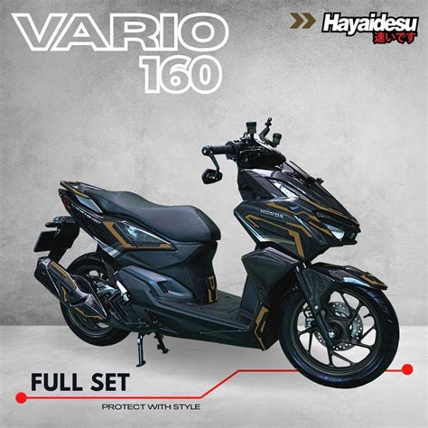 Hayaidesu Honda Click 160 Full Set Body Protector Cover Shopee