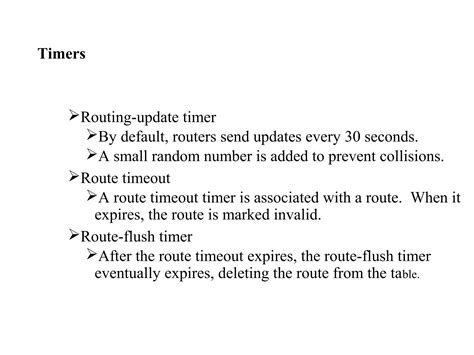 routing information protocol rip ppt