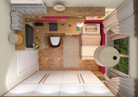 Projeto Quarto Adolescente Madeira X Branco X Cor