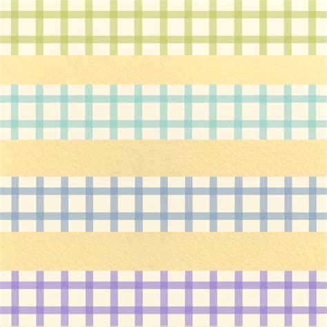 격자 컬러 마스킹테이프