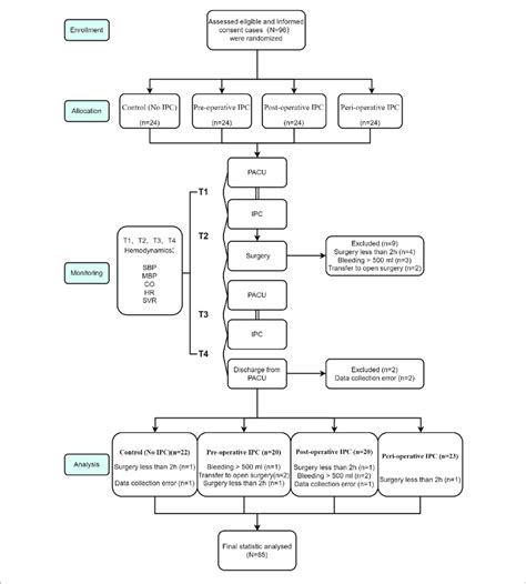 Flow Chart Of Patients Enrollment Allocation Follow Up And Analysis