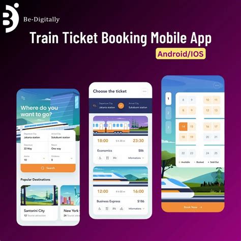 Train Ticket Booking Mobile App Development Android Ios At ₹ 65000 Project In Jaipur Id