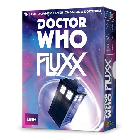 Doctor Who Fluxx By The Board Games And Entertainment
