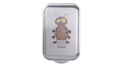 Funny Cute Cockroach Cartoon Character Cake Pan Zazzle