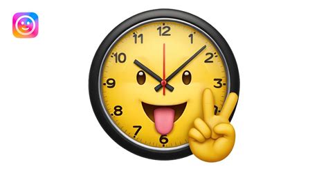A Yellow Emoji Doing The Clock It Sign 2 Fingers Together Clicking