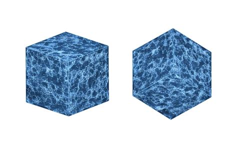 premium photo cube with blue glowing lines structure 3d rendering