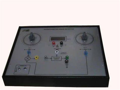 Metal Electrical Potentiometer Error Detector Model For Laboratory