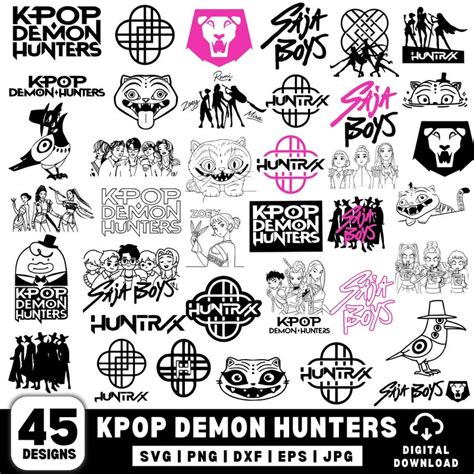 Kpop Demon Hunter Logo Etsy