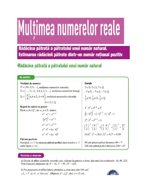 Teorie Tot Clasa 7 Matematica Pdf