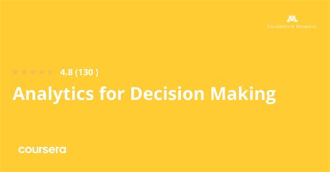 free trial online course analytics for decision making coursesity