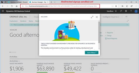 Create Cloud Sandbox Environment In Dynamics 365 Business Central