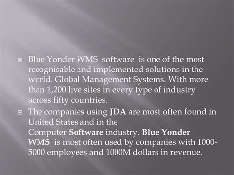 PPT JDA Blue Yonder WMS Supply Chain Training By Proexcellency PowerPoint Presentation ID