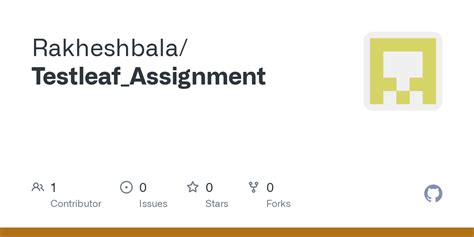 Github Rakheshbala Testleaf Assignment